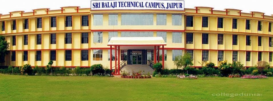 Sri Balaji College of Engineering and Technology Jaipur: Fees ...