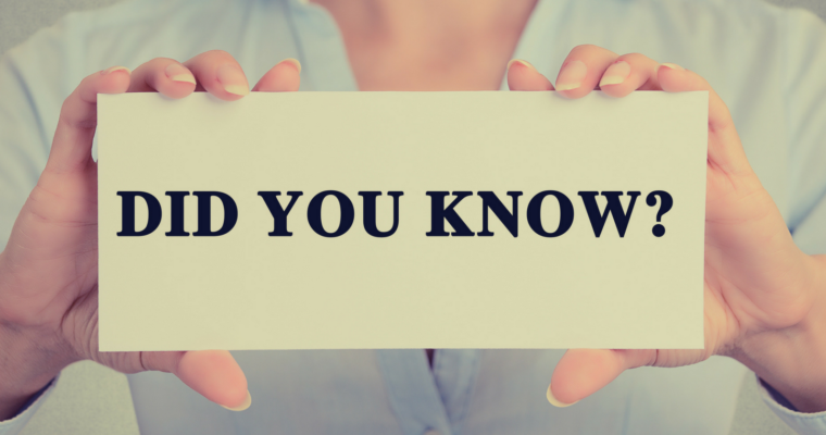 12 Fun Facts You Probably Never Knew Before