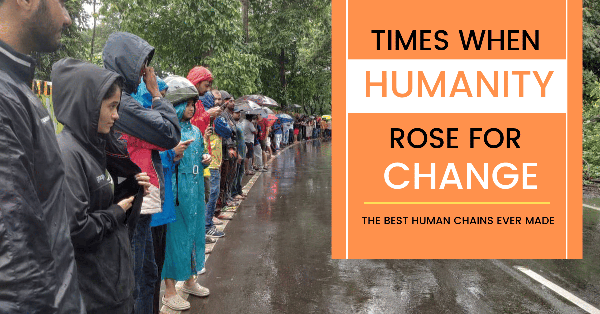 6 Times Good Samaritans Came Together and Formed a Human Chain
