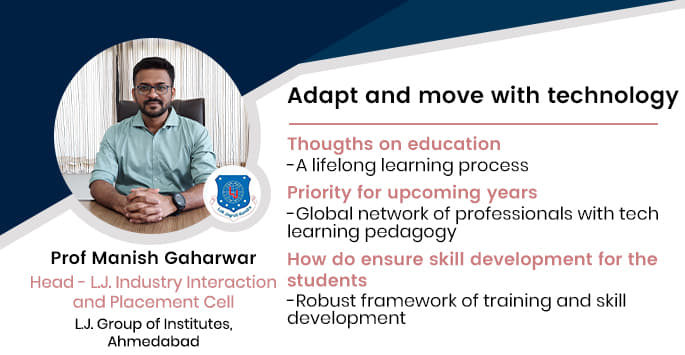 L.J. Group of Institutes, Ahmedabad: Prof Manish Gaharwar, Head - L.J ...