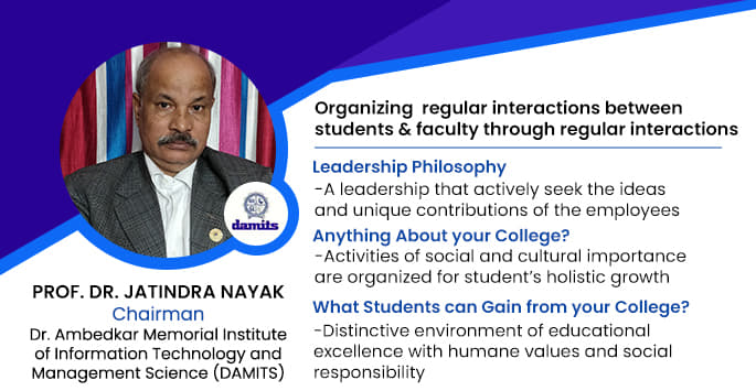DAMITS: Prof. Dr. Jatindra Nayak, Chairman