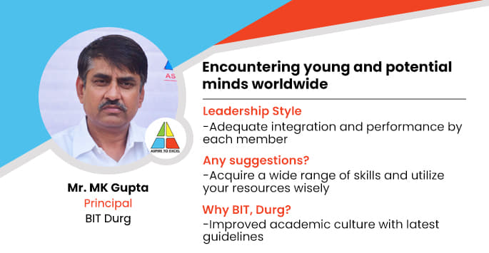 BIT Durg: Mr. MK Gupta, Principal
