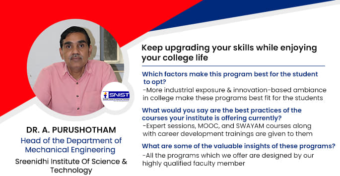 Sreenidhi Institute Of Science & Technology: Dr. A. Purushotham, Head ...