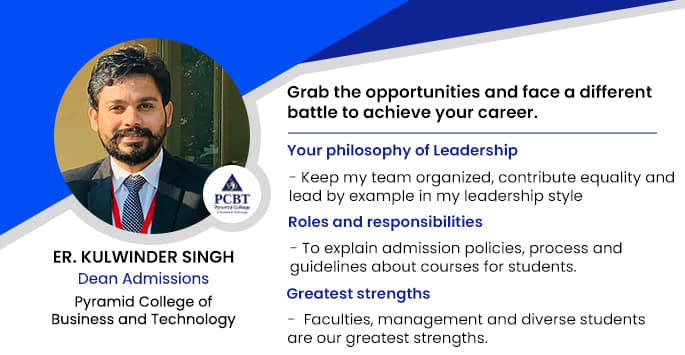 Pyramid College of Business and Technology: Er. Kulwinder Singh, Dean ...