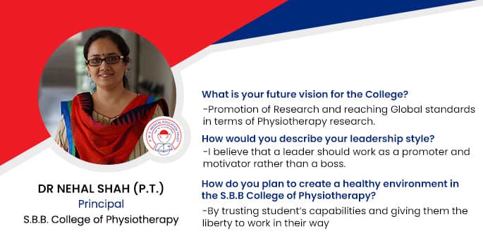S.B.B. College of Physiotherapy: Dr Nehal Shah, Principal