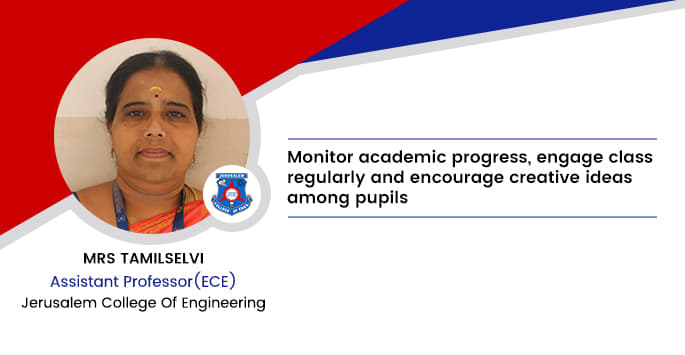 Jerusalem College Of Engineering: Mrs Tamilselvi, Assistant Professor (ECE)