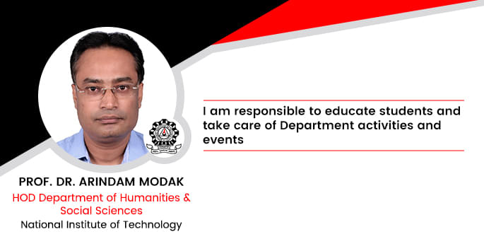 National Institute of Technology, Durgapur: Prof. Dr. Arindam Modak, HOD - Department of ...