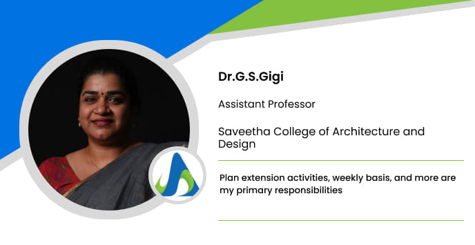 Saveetha School of Management: Dr.G.S.Gigi, Assistant Professor