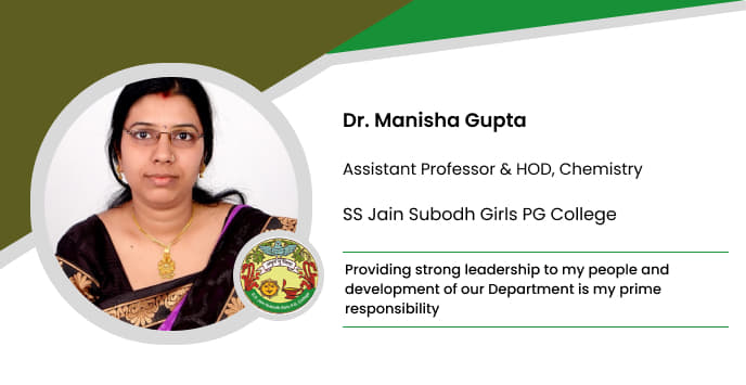 SS Jain Subodh Girls PG College: Dr. Manisha Gupta, Assistant Professor ...