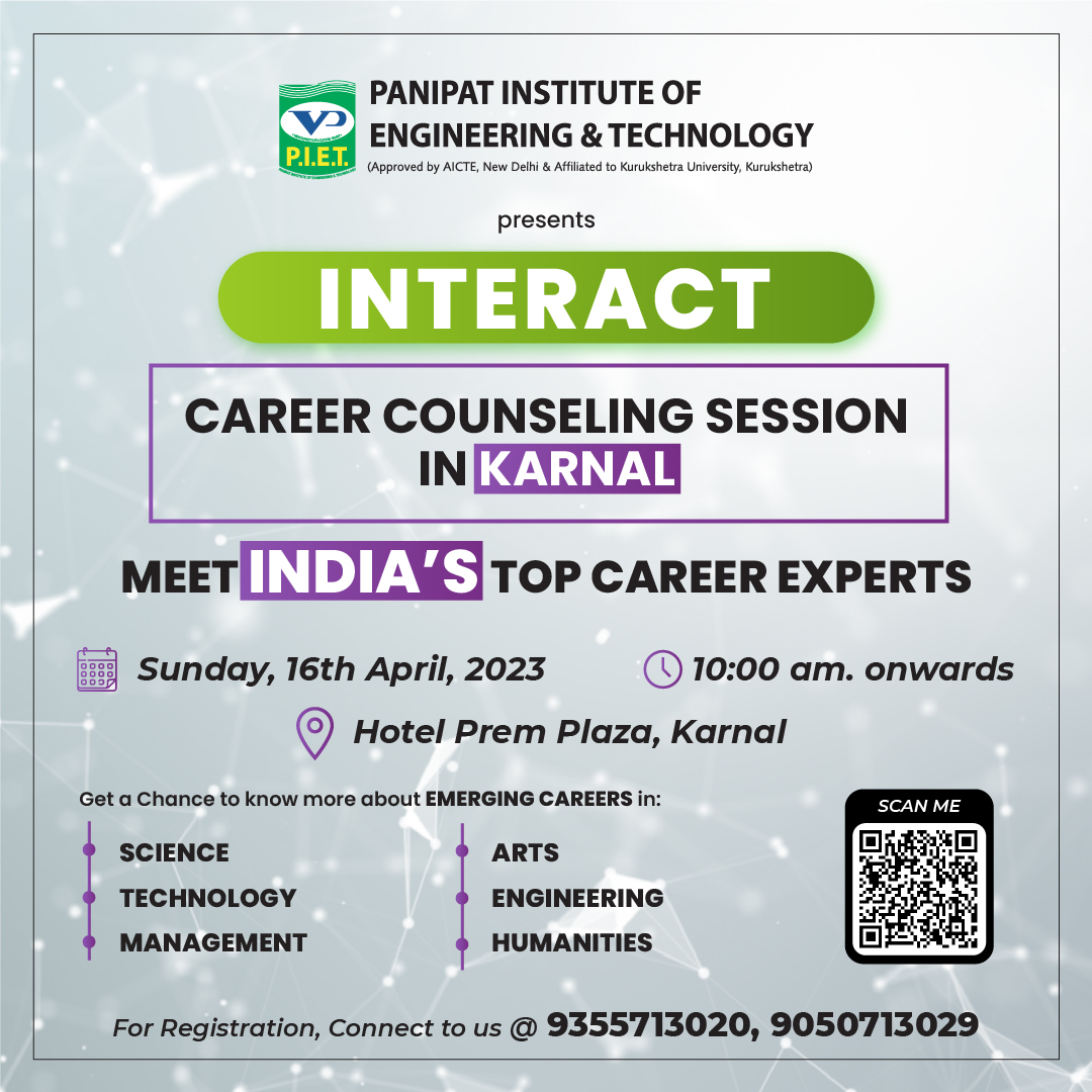 PIET to Organise Career Counselling Event ‘Interact’ on April 16; Check ...