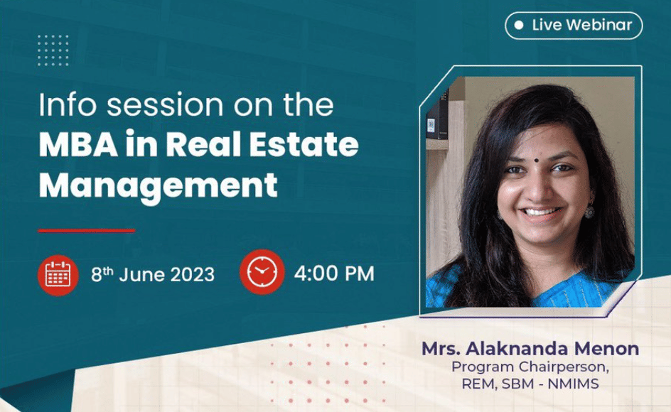 NMIMS to Organise Webinar on MBA in Real Estate Management on June 08 ...
