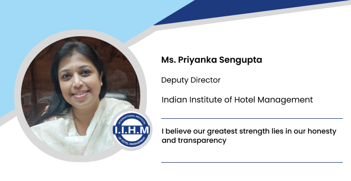 Indian Institute Of Hotel Management, Kolkata: Ms. Priyanka Sengupta ...