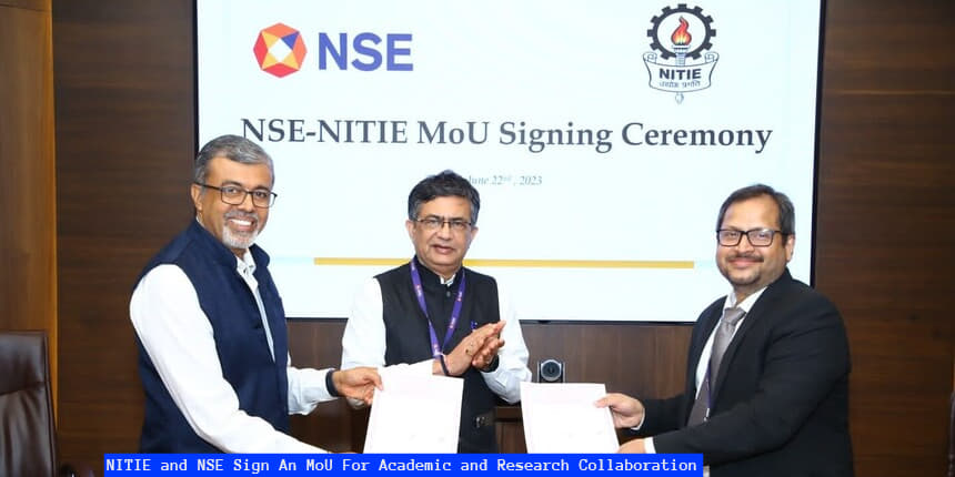 NITIE and NSE Sign An MoU For Academic and Research Collaboration ...