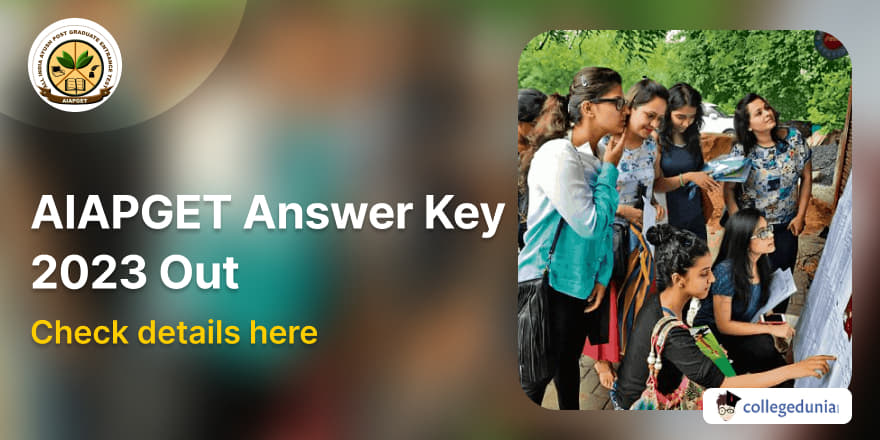 AIAPGET 2023 Final Answer Key Out @aiapget.nta.nic.in; Check Download Link Here