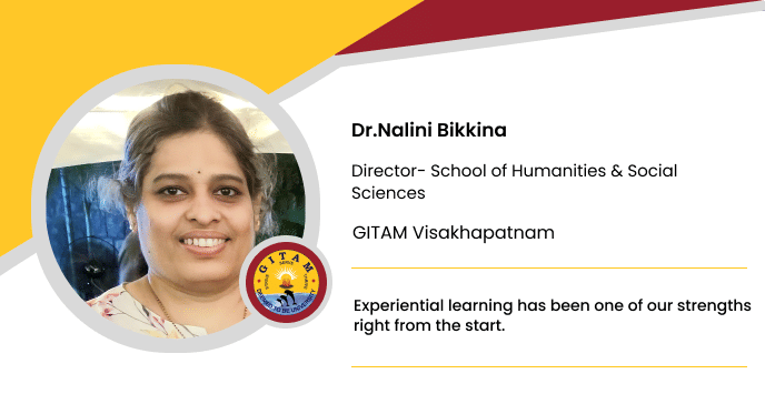 GITAM Visakhapatnam: Dr. Nalini Bikkina, Director- School of Humanities ...