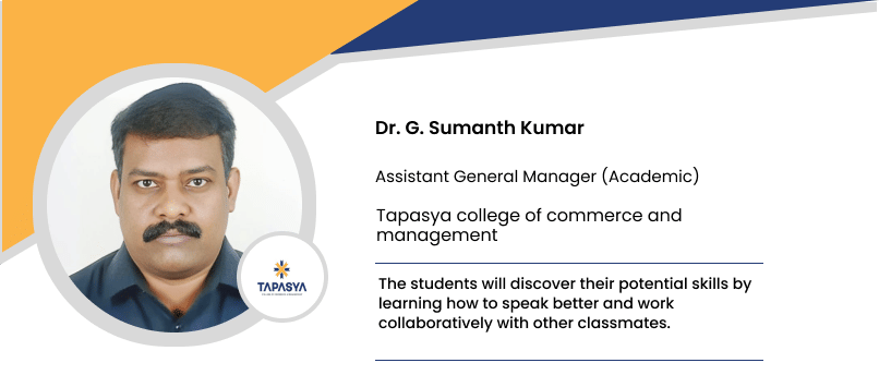 Tapasya College Of Commerce And Management: Dr. G. Sumanth Kumar, Assistant General Manager ...