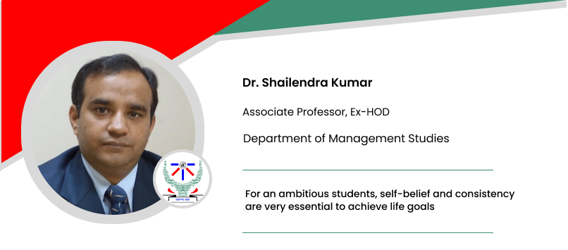 Department of Management Studies, IIIT Allahabad; Dr. Shailendra Kumar ...