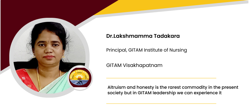 GITAM Visakhapatnam: Dr.Lakshmamma Tadakara, Principal, GITAM Institute ...