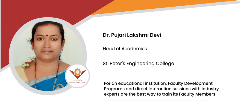 St Peter's Engineering College: Dr. Pujari Lakshmi Devi, Head of Academics