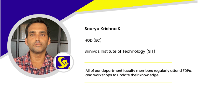 Srinivas Institute of Technology: Soorya Krishna K, HOD (EC)