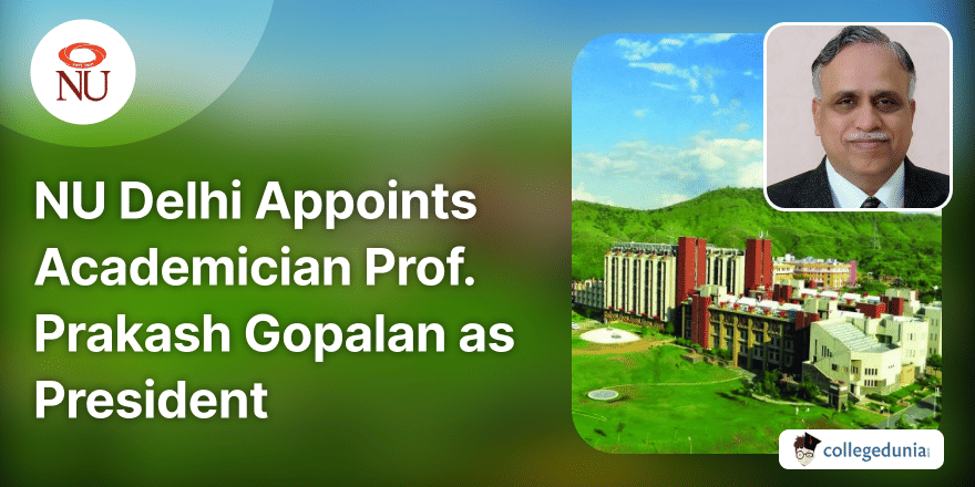 NIIT University Appoints Academician Prof Prakash Gopalan as President; Check Details Here