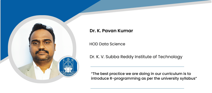Dr. K. V. Subba Reddy Institute of Technology: Dr. K. Pavan Kumar, HOD ...