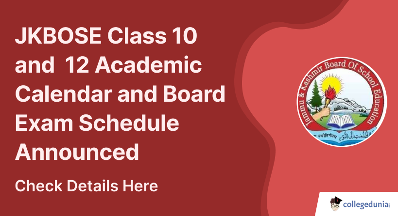 JKBOSE Class 10 and Class 12 Academic Calendar and Board Exam Schedule ...