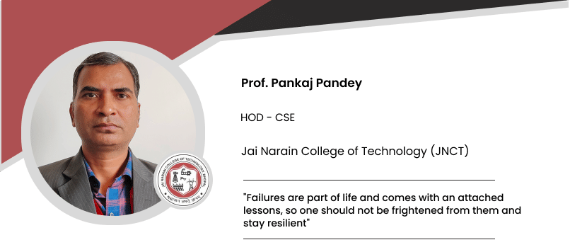 Jai Narain College of Technology: Prof. Pankaj Pandey, HOD - CSE