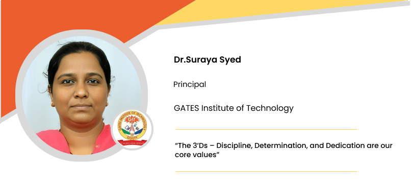 GATES Institute of Technology: Dr.Suraya Syed, Principal