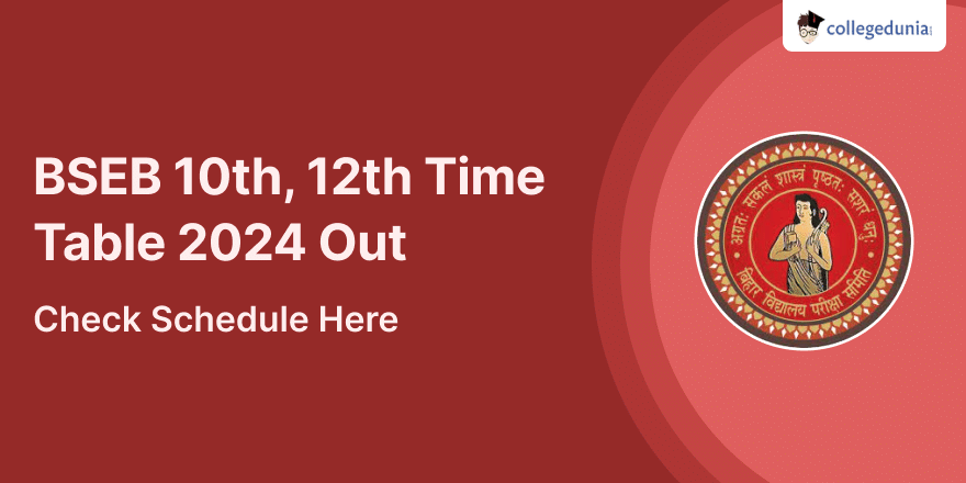 BSEB 10th, 12th Time Table 2024 Out @secondary.biharboardonline.com ...