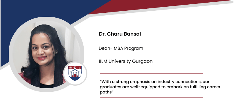 IILM University: Dr. Charu Bansal, Dean- MBA Program