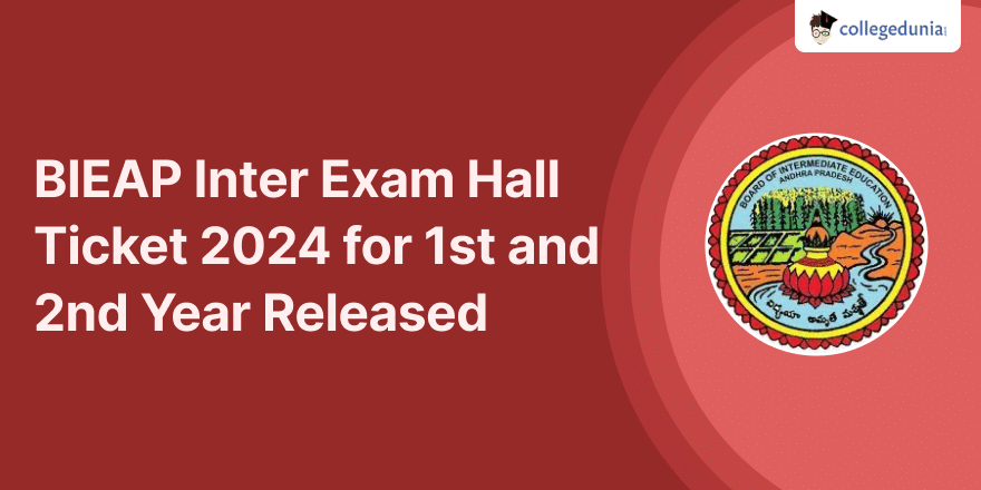 BIEAP Inter Exam Hall Ticket 2024 for 1st and 2nd Year Released; Check ...