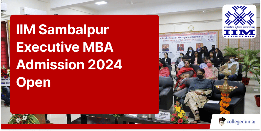IIM Sambalpur Executive MBA Admission 2024 Open; Apply till March 31