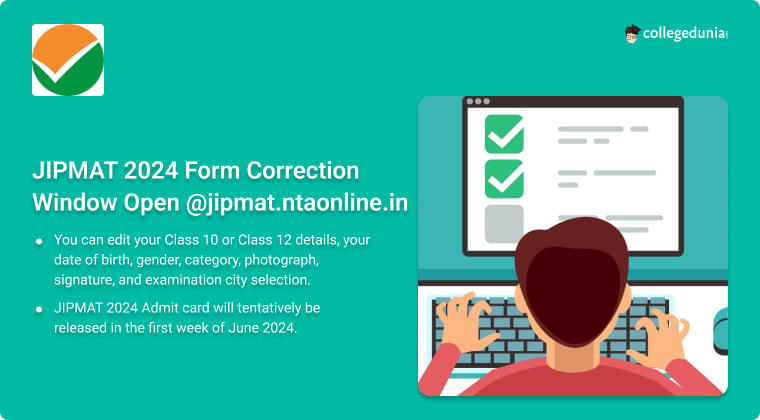 JIPMAT 2024 Form Correction Window Open till May 01, Exam on June 06