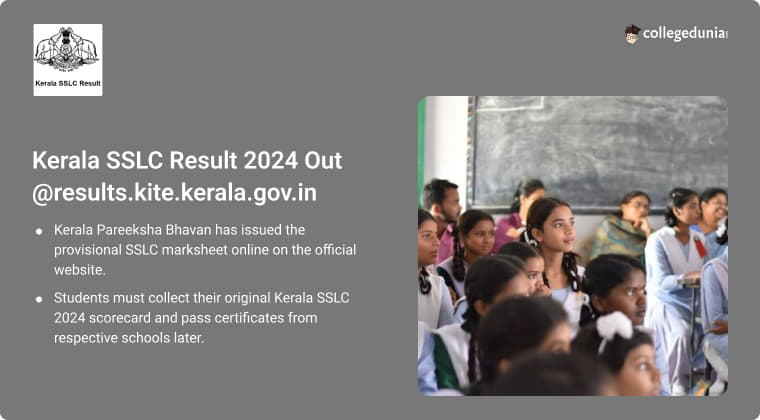 Kerala SSLC Result 2024 Out @results.kite.kerala.gov.in; Check Direct ...