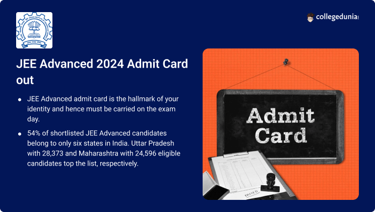 JEE Advanced 2024 Admit Card out @jeeadv.ac.in; Check Exam Day ...