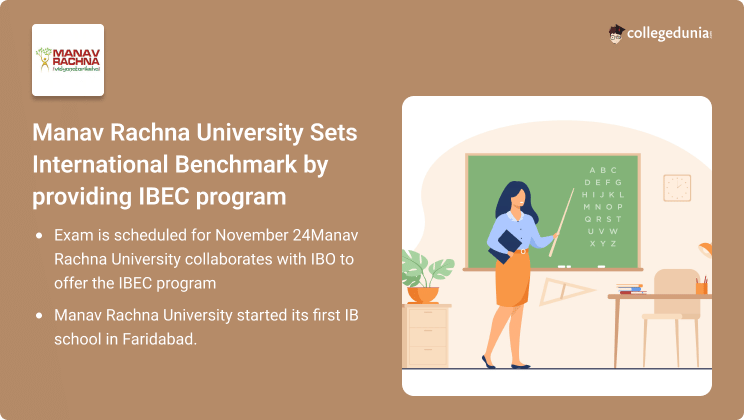 Manav Rachna University Becomes the First Ever University to Offer IBEC ...