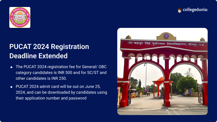 PUCAT 2024 Registration Deadline Extended till June 20; Check Details ...