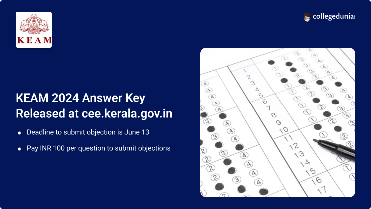 KEAM 2024 Provisional Answer Key Released @cee.kerala.gov.in; Direct ...