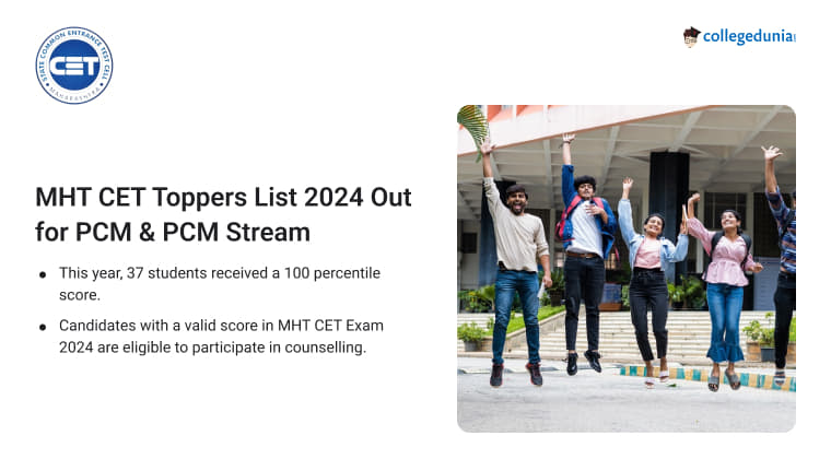 MHT CET Toppers List 2024 Out; Check PCB, PCM Rank Wise Toppers Here