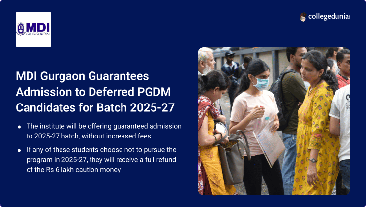 MDI Gurgaon Guarantees Admission to Deferred PGDM Candidates for Batch ...
