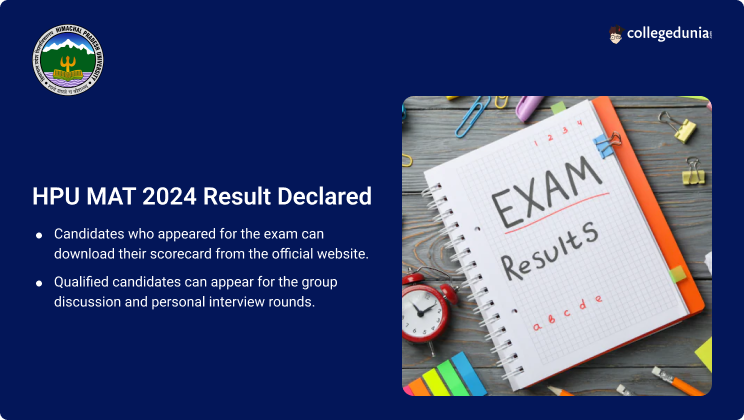 HPU MAT 2024 Result Declared @hpuniv.ac.in; Get Direct Link Here
