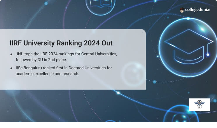 IIRF University Ranking 2024: JNU Secured First Rank in Central ...