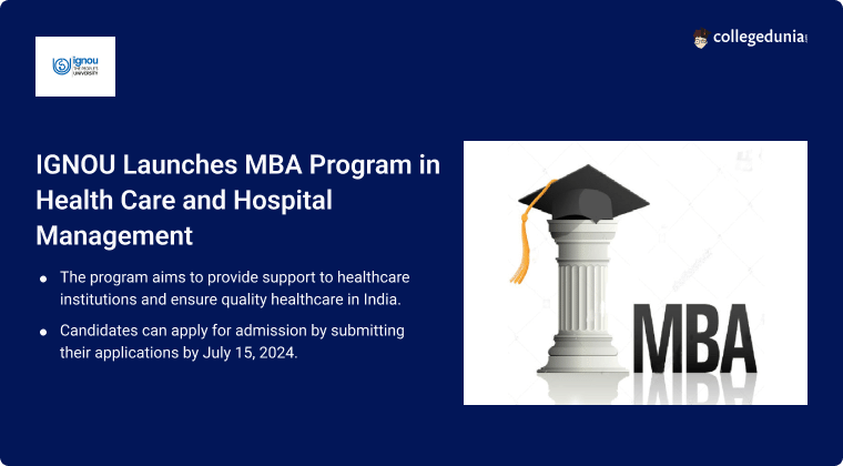 IGNOU Launches MBA Program in Health Care and Hospital Management ...