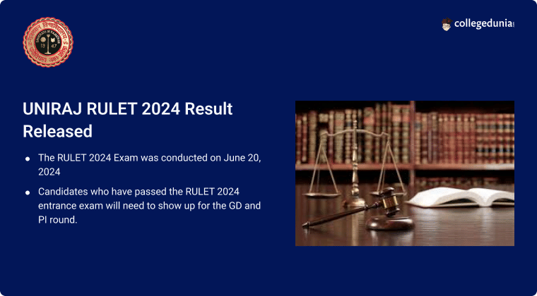 UNIRAJ RULET 2024 Result Released @rulet.univraj.org; Check Direct Link ...