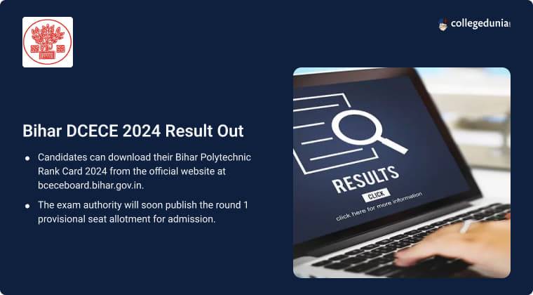 Bihar DCECE 2024 Result Out @bceceboard.bihar.gov.in; Download Bihar ...
