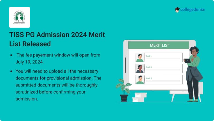 TISS PG Admission 2024 Merit List Released @tiss.edu; Check Direct Link Here