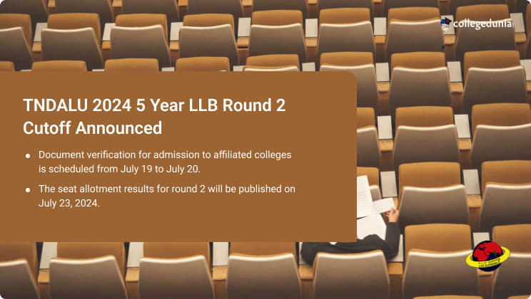 TNDALU 2024 5 Year LLB Round 2 Cutoff Out for Affiliated Colleges ...