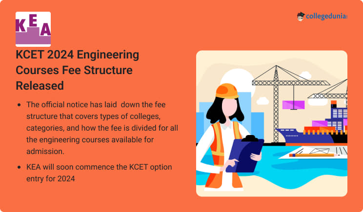 KCET 2024 Engineering Courses Fee Structure Released @kea.kar.nic.in ...