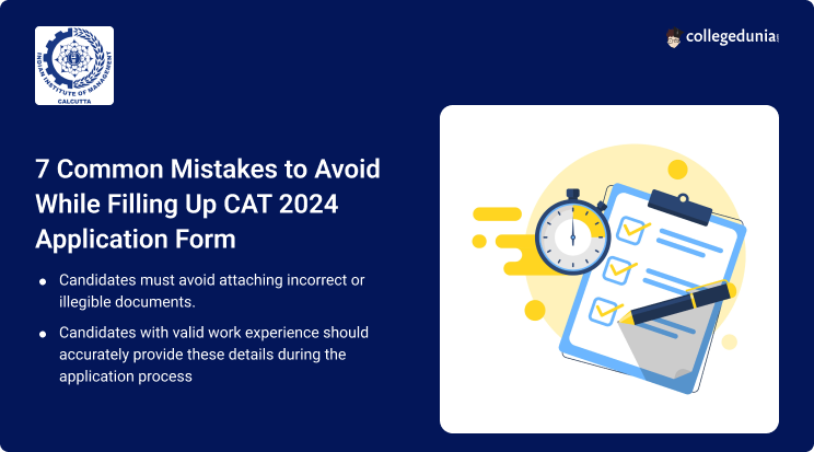 7 Common Mistakes to Avoid While Filling Up CAT 2024 Application Form